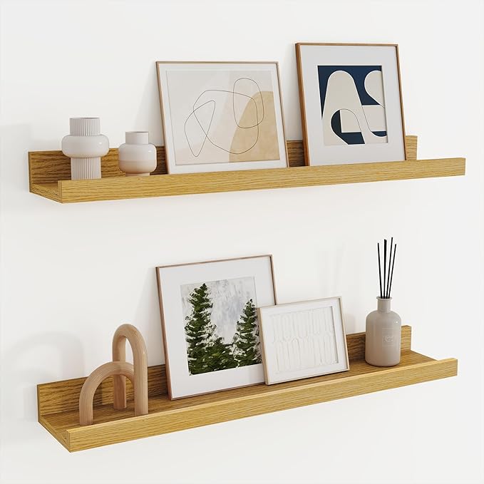 Set 2 Etajere Minimaliste EDACS – Finisaj Lemn Premium (40cm)” – Edacs
